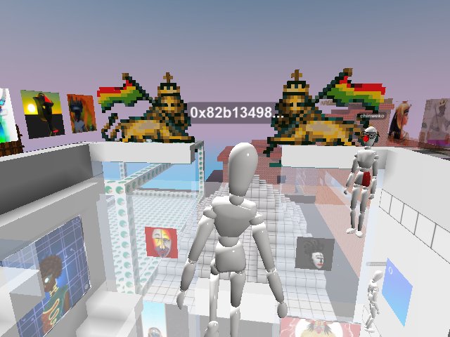 Captured at Afro Metaverse Market | Voxels